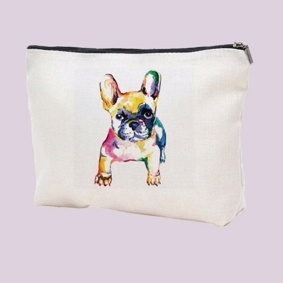Bags | Frenchie Makeup Bag | Poshmark